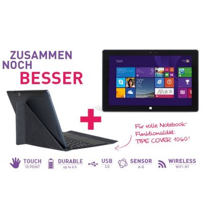 Tablette Terra Pad 1060 10,1" Multi-Touch Windows 8.1 64b microsoft ...