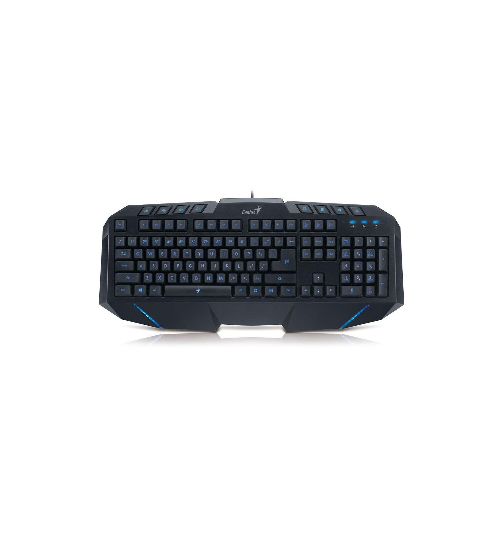 Clavier Gamer azerty rétro-éclairé 2 ports usb KB-G265 Genius